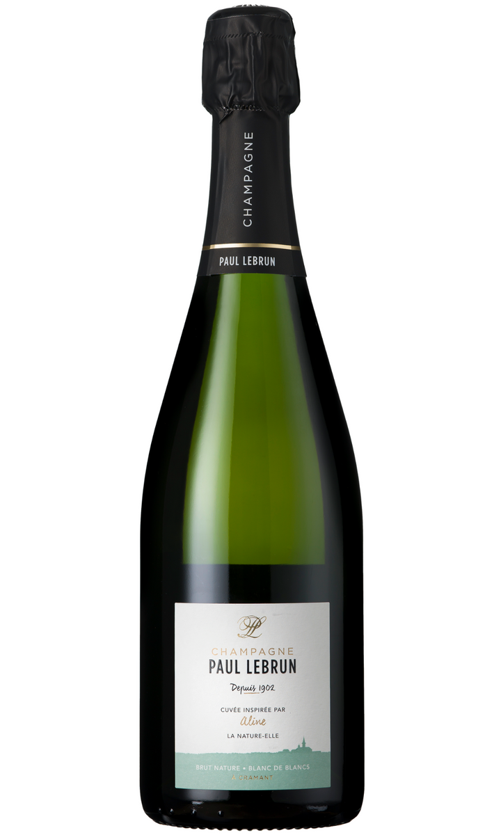 Champagne Paul Lebrun, Blanc de Blancs Brut Nature, "Aline la Nature ...